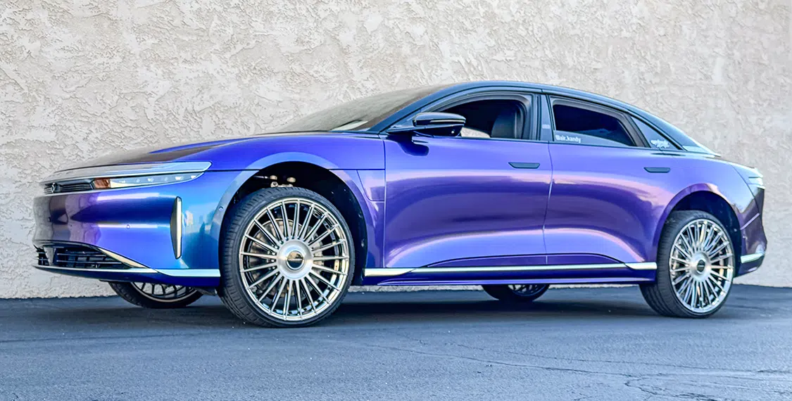 Pushing Boundaries! Custom Air Suspension on a Lucid Air! - EV Builder ...